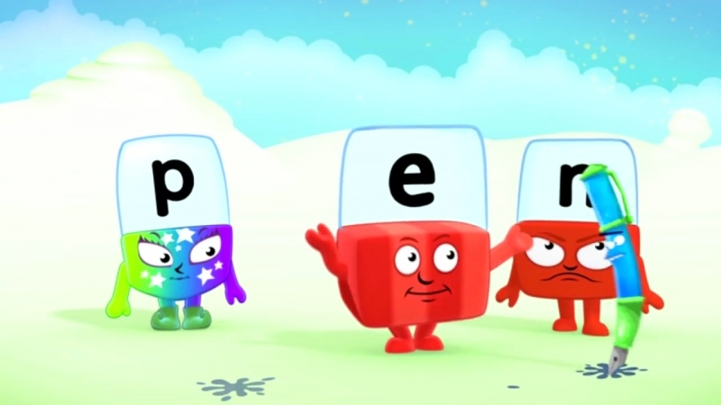 Alphablocks Word Magic P E N Red Level Step 4 видео от игровой